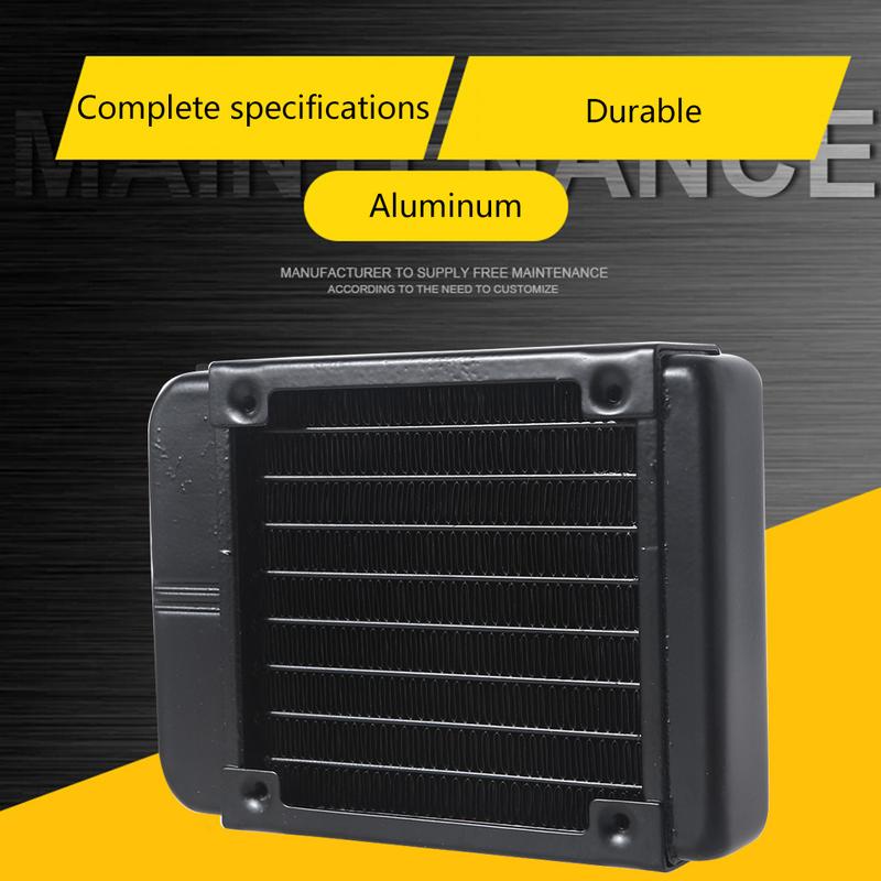 90mm 8 Tube Computer Water Cooling Radiator G1/4 Female Thread - TikTok ...