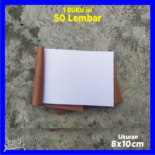 Memo Polos Nota Kosongan Buku Catatan Polosan Bloknote Mini Kosong ...