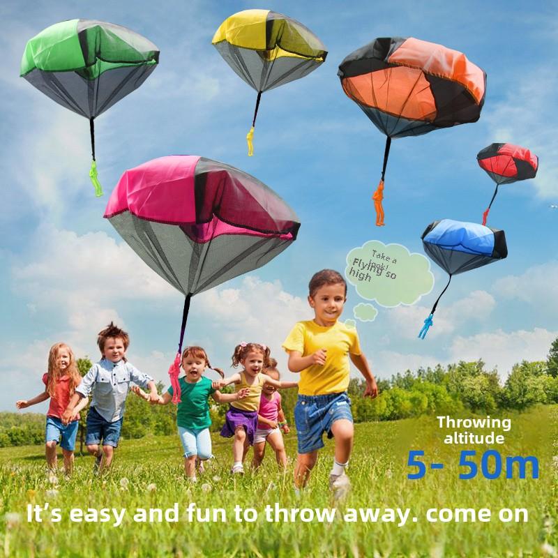 Hand Throwing Parachute Children's Toy Air Paraglider Children's ...