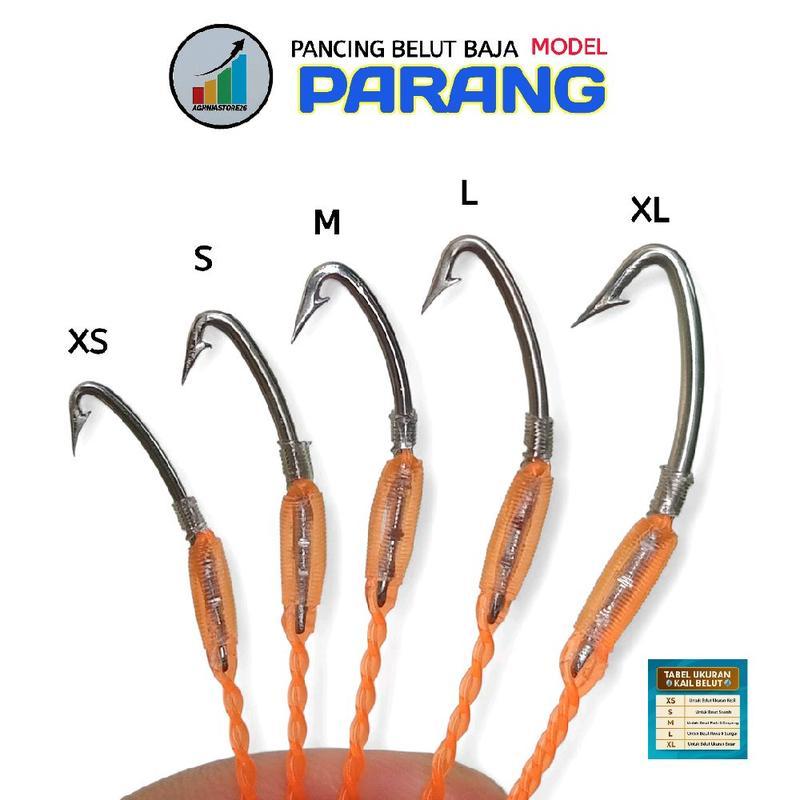 Pancing Belut Model Prang Bahan Baja Tahan Karat Kuat Urek Belut Sawah ...