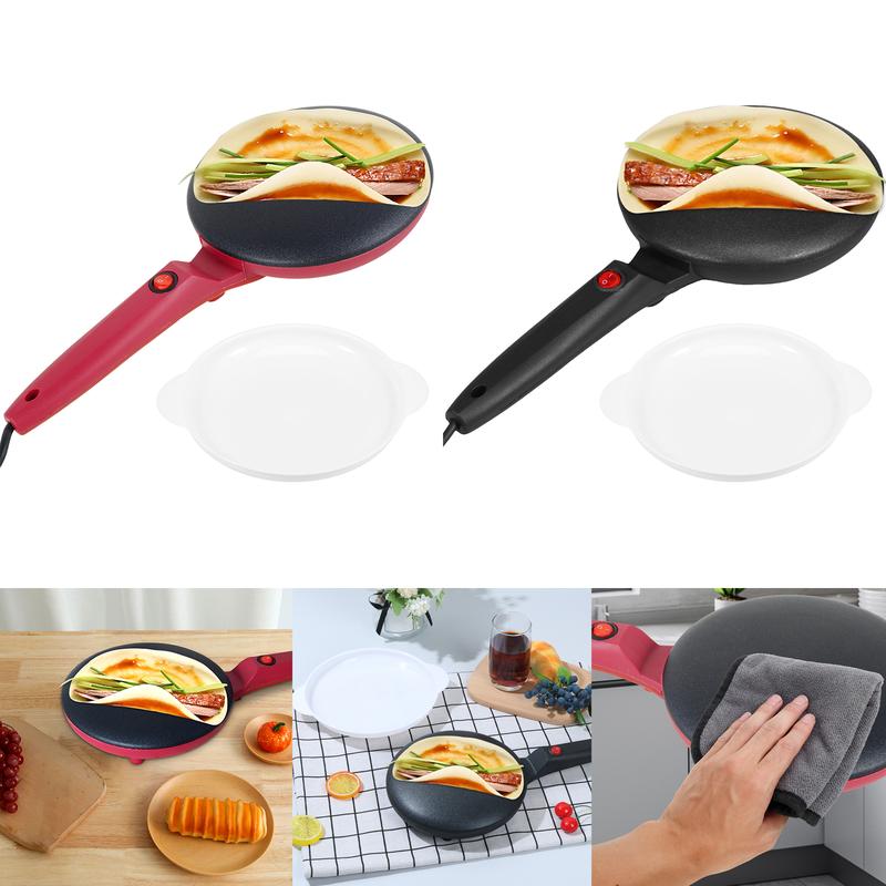 Electric Handheld Pancake Maker Portable Crepe and Pancake Maker ...