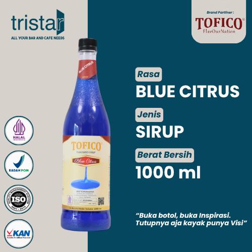 Tofico Syrup Blue Curacao / Blue Cirtus 1 Liter - Sirup Minuman Rasa ...