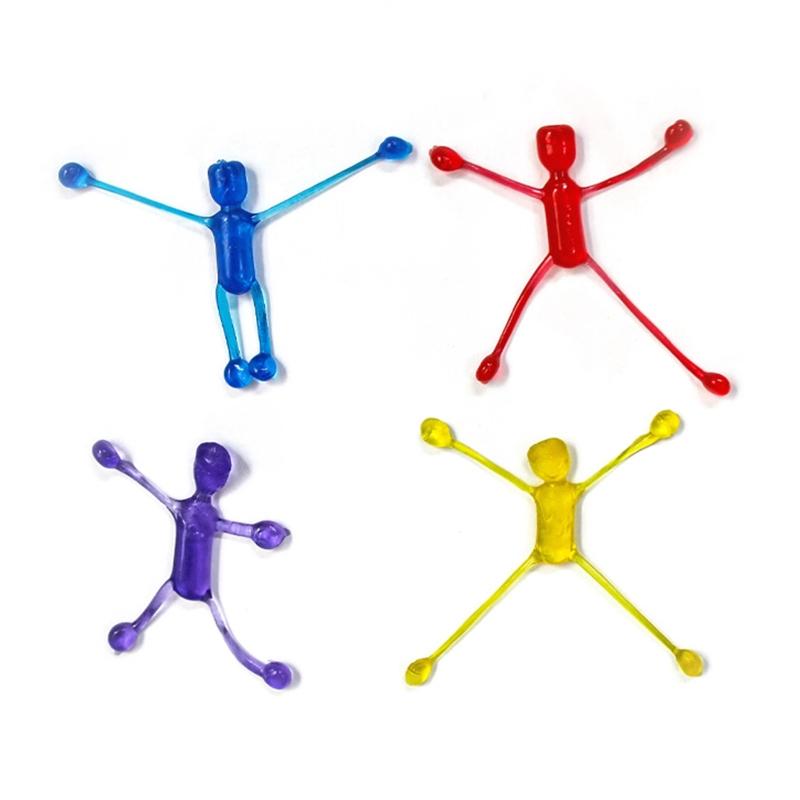 Sticky Fidget Toy Squishy Climbing Little Man Kids Party Favor - TikTok ...