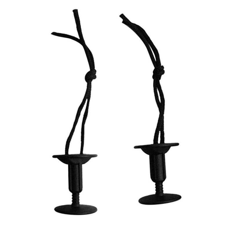 2 Pieces/ Set Black Nylon Surfboard Leash Plug with Cord - TikTok Shop ...