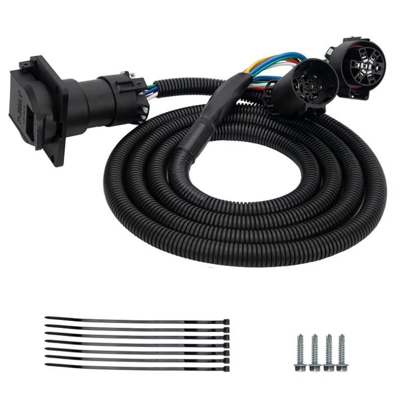 56070 Trailer Wiring Harness Set 7 Foot 7Pin For 1500/2500/3500 ...