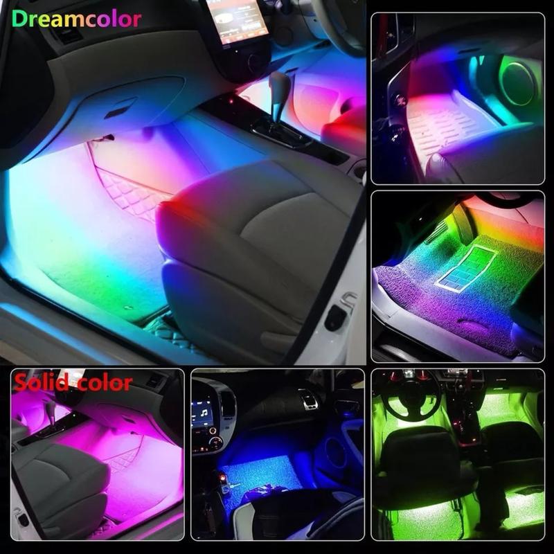 Car Interior Decorative Lights LED Car Foot Light 48 LED Atmosphere ...