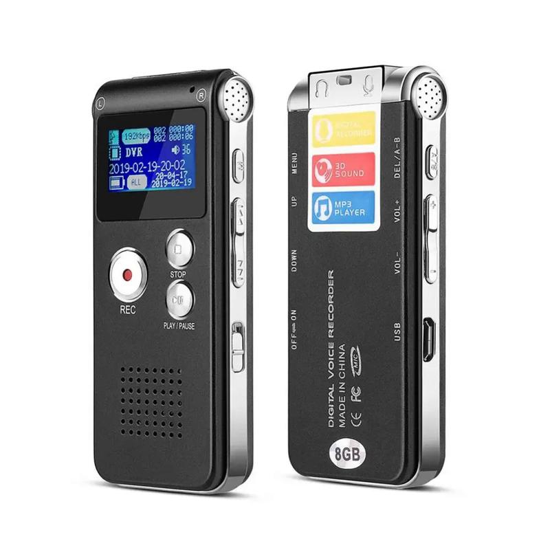 Perakam Suara, Pemain MP3, Mini, Audio 8GB, Profesional, Pemacu ...