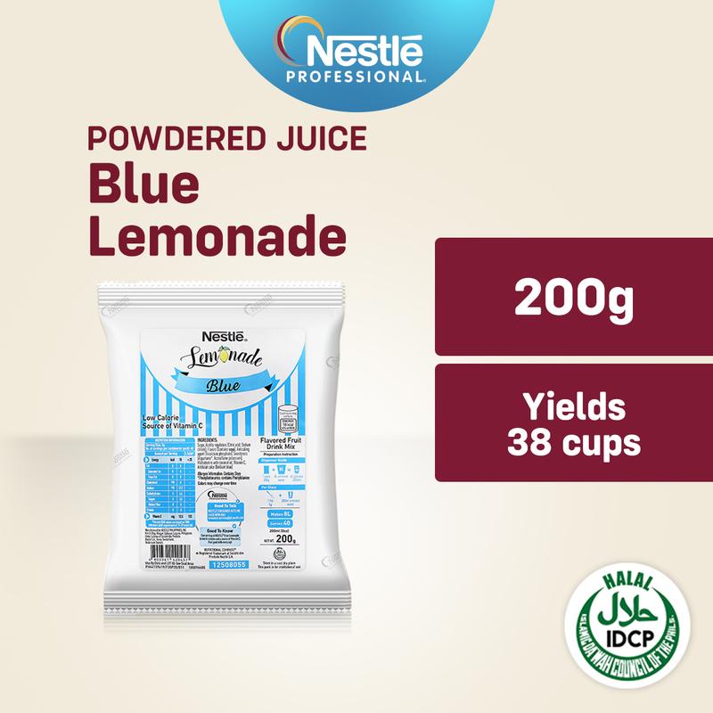 NESTLÉ Blue Lemonade Powder 200g - Only 19kcal per Serve - TikTok Shop ...