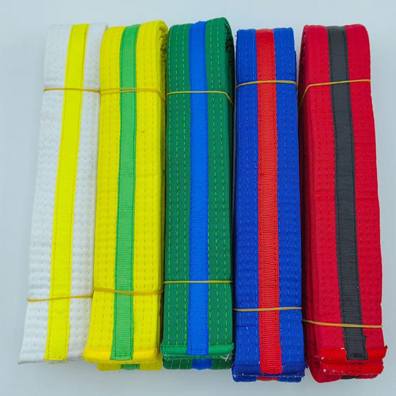 ATN NTN WTF ATA WORLD TAEKWONDO FEDERATION Belts Striped, Yellow ...