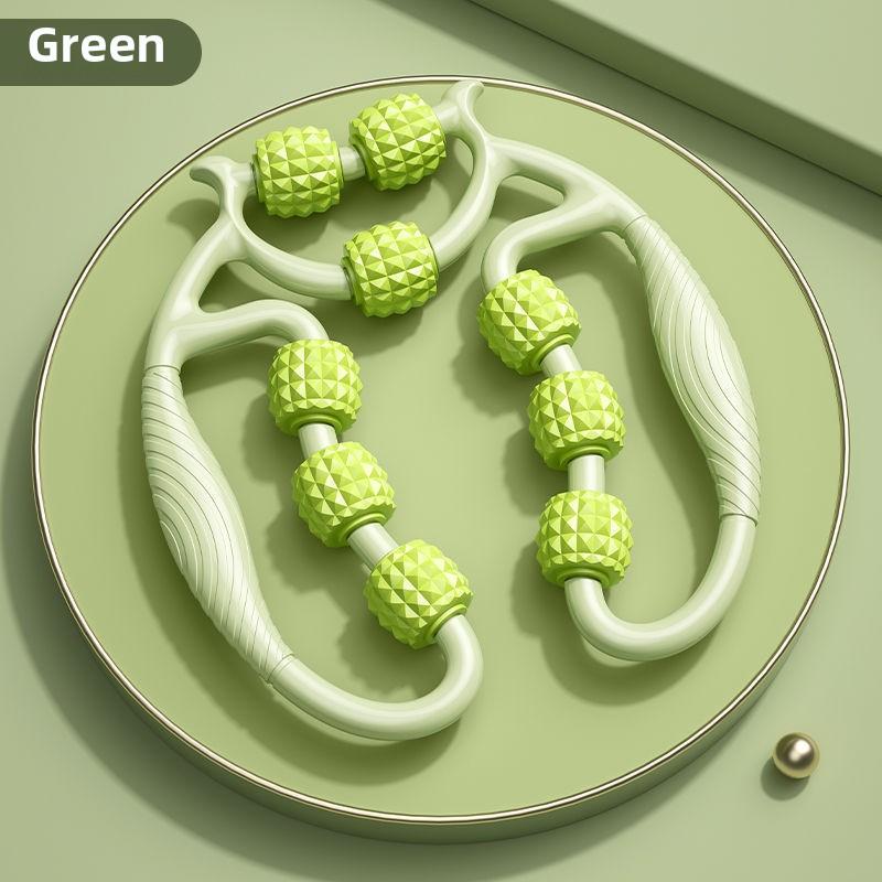 Nine-wheel circular leg clamp, thigh muscle relaxer, leg stretching ...