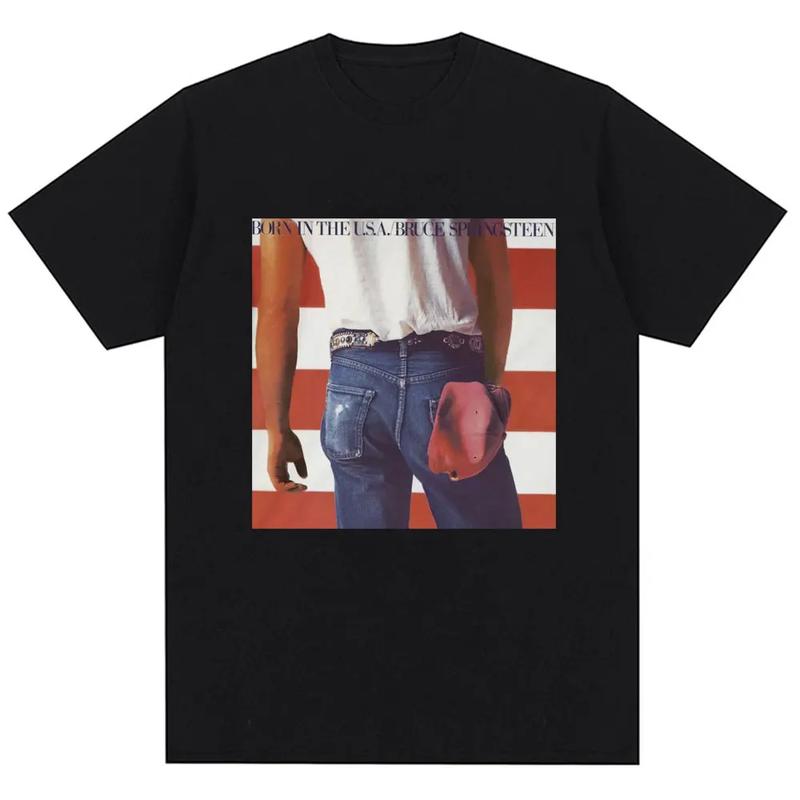 Rock singer Bruce Springsteen album cover hip-hop retro men' - TikTok ...