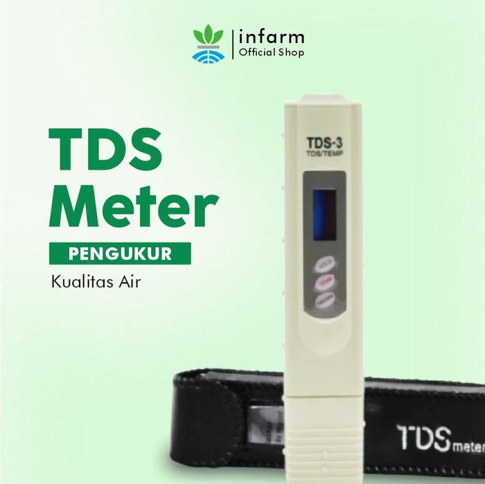 Promo INFARM - Digital TDS Meter Infarm Abu-abu Alat Ukur Kualitas Air ...