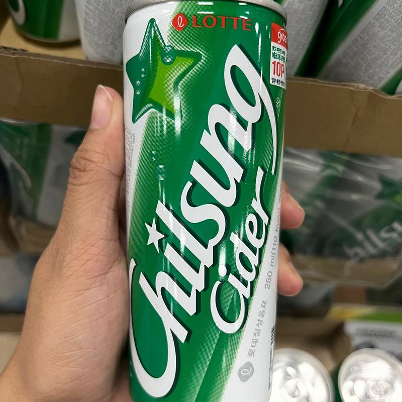 Lotte chilsung cider drink 250ml Beverage - TikTok Shop Philippines