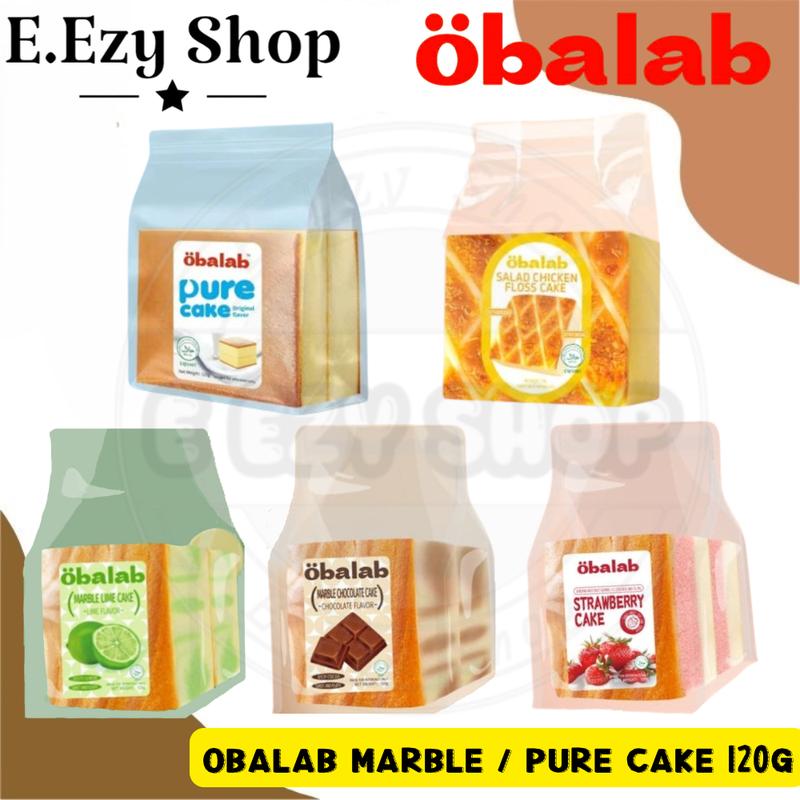 OBALAB PURE CAKE MARBLE CAKE 120G - TikTok Shop Malaysia