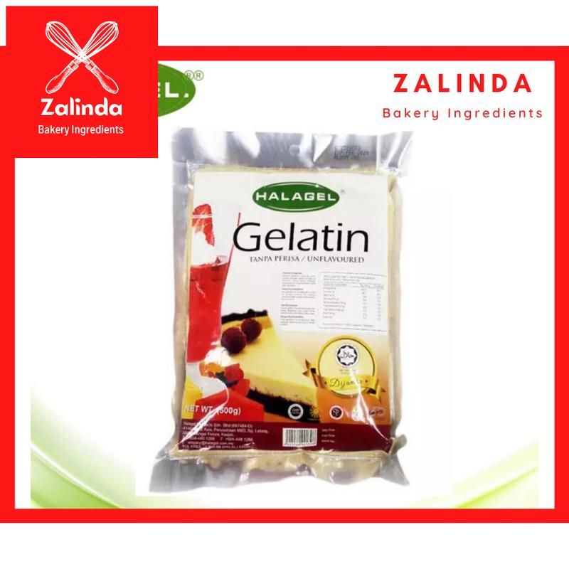 Gelatin Halagel (HALAL) Ori Sticker 1kg - TikTok Shop Malaysia