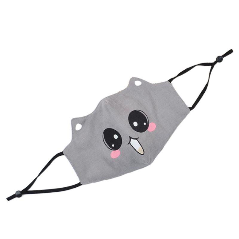 WANJ Cartoon Cotton Mouth Mask Anti Dust Pollution Elastic Loop Mouth ...