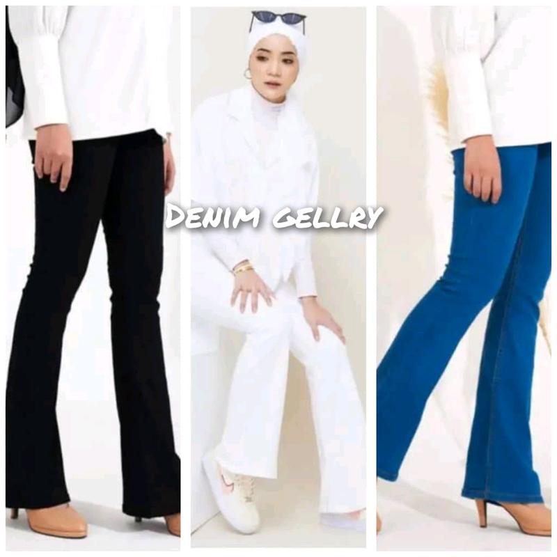 bootcut premium quality for women Denim - TikTok Shop Malaysia