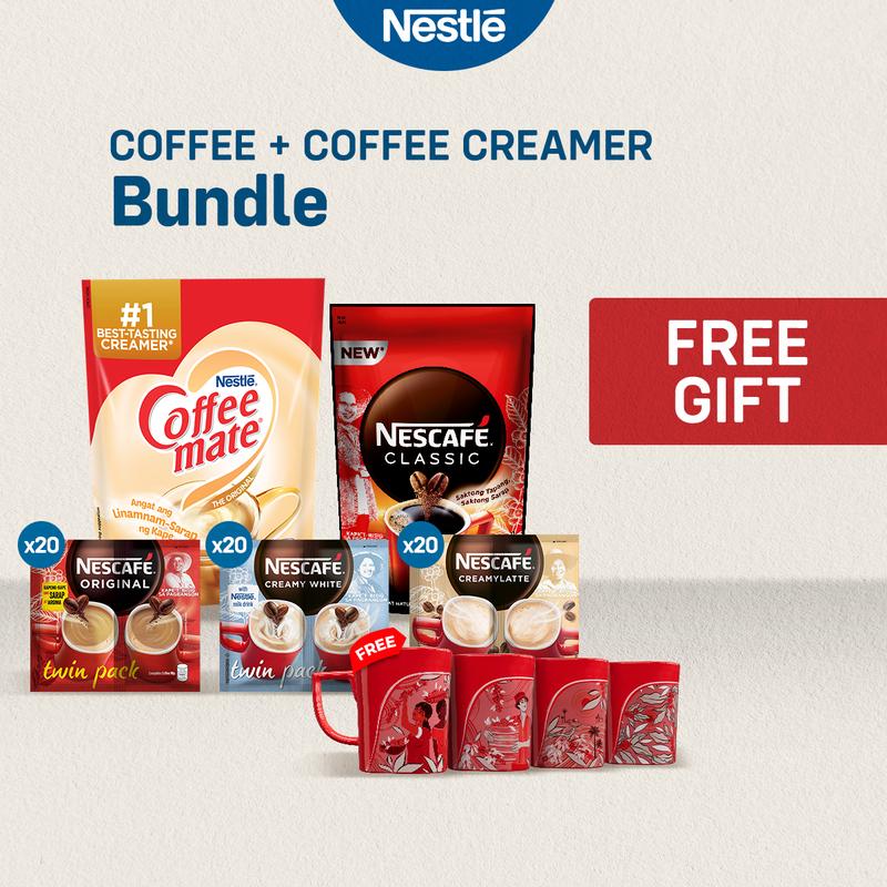 NESCAFE Bundle (Coffee Mate 400g, NESCAFE Classic 185g, NESCAFE ...