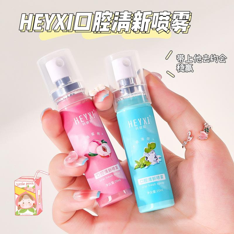 HEYXI Peach Mouth Spray, Breath Freshener, Peach, Peppermint - TikTok ...