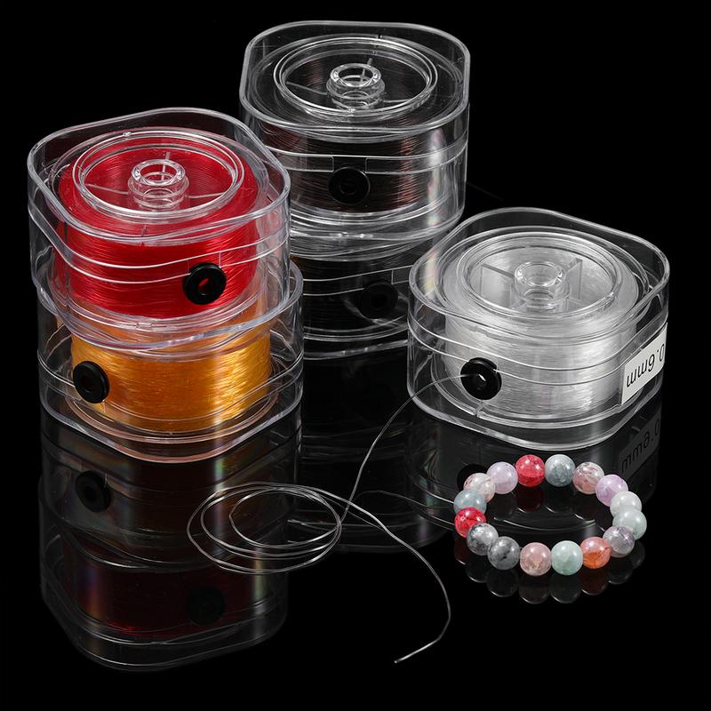 St.kunkka 1pcs TPU 0.5/0.6/0.8/1.0mm Beaded Rope Round Wire Color ...