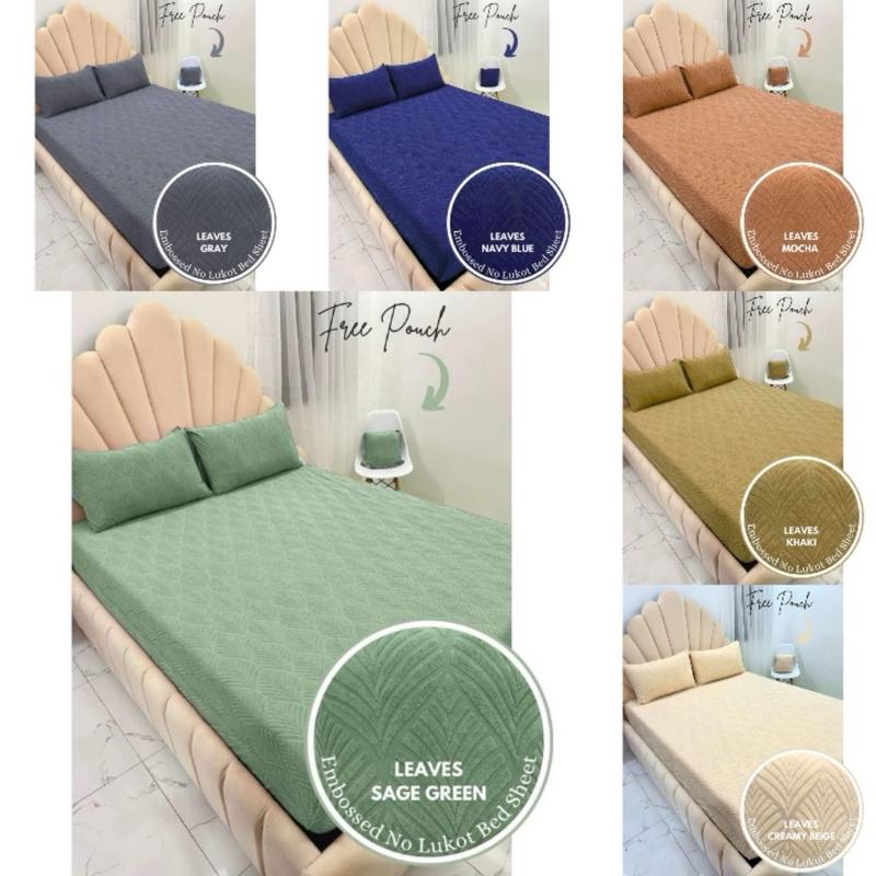 Embossed No Lukot No Gusot Bedsheet V4 By: Amy - TikTok Shop Philippines