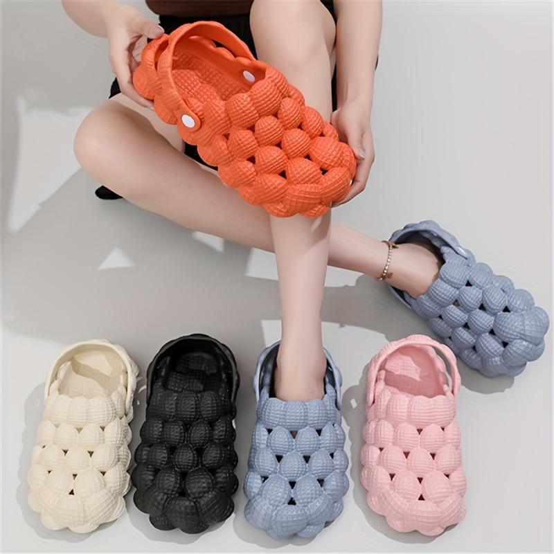 Sports Sandals Casual Lychee Bubble Shape Breathable Clogs For - TikTok ...