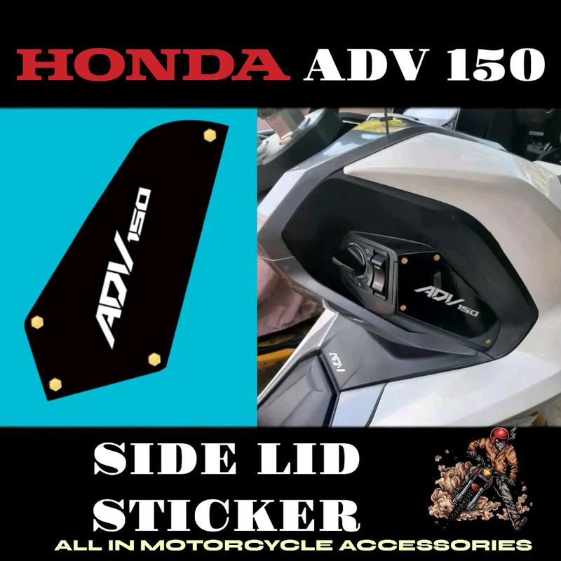 Honda ADV 150 Side Lid Sticker Accessories - TikTok Shop Philippines