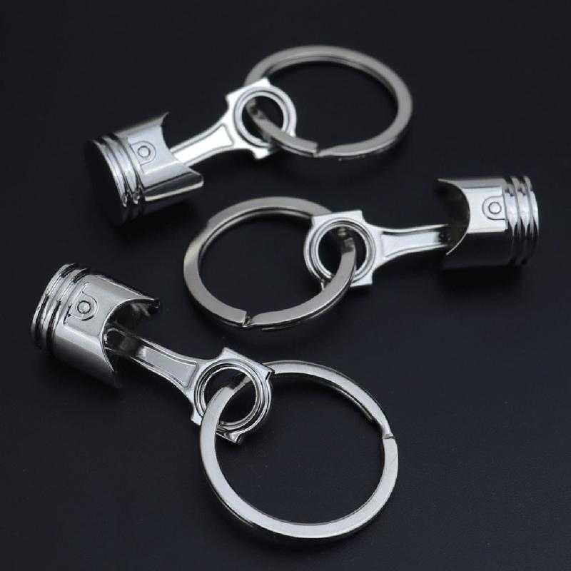 YLu Personalized Car Engine Piston Keychain Pendant Car Modification ...
