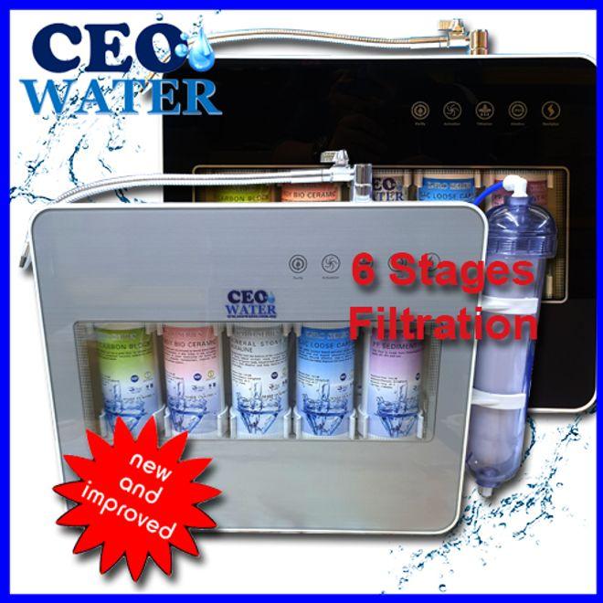 CEO Water Filter 6 Fasa Tabletop Filtration System Direct Drinking ...