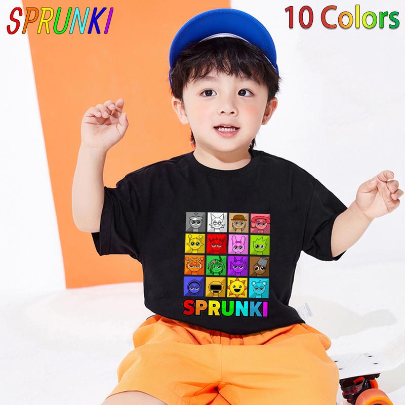 Children's Cute Graphic T-Shirt, Incredibox, Boys & Girls, Children's ...
