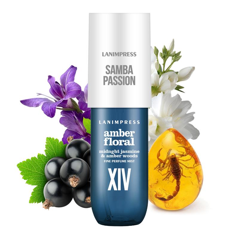 Lanimpress Samba Passion XIV Body & Hair Fragrance Spray, Amber ...