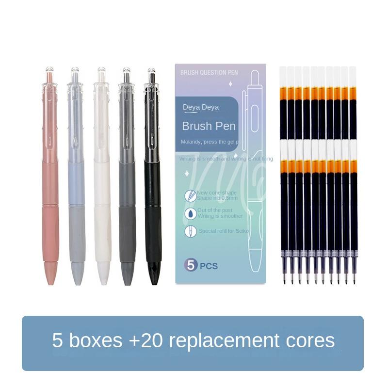 Morandi Brush Pen Macaron Ballpoint Pen Gel Pen Ball Pen Student ...