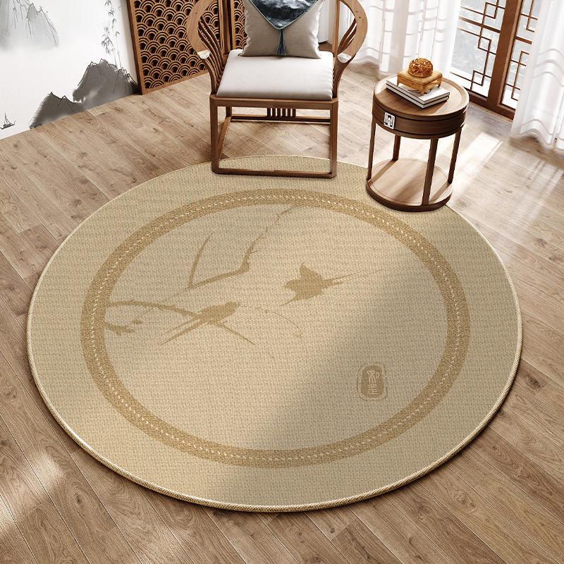 Vintage Style Round Carpet, Stain Resistant and Easy to Clean, - TikTok ...