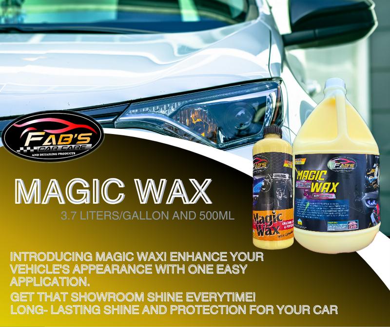 3.8L Fabs Magic Wax|Carnauba Wax|Spray Wax - TikTok Shop Philippines