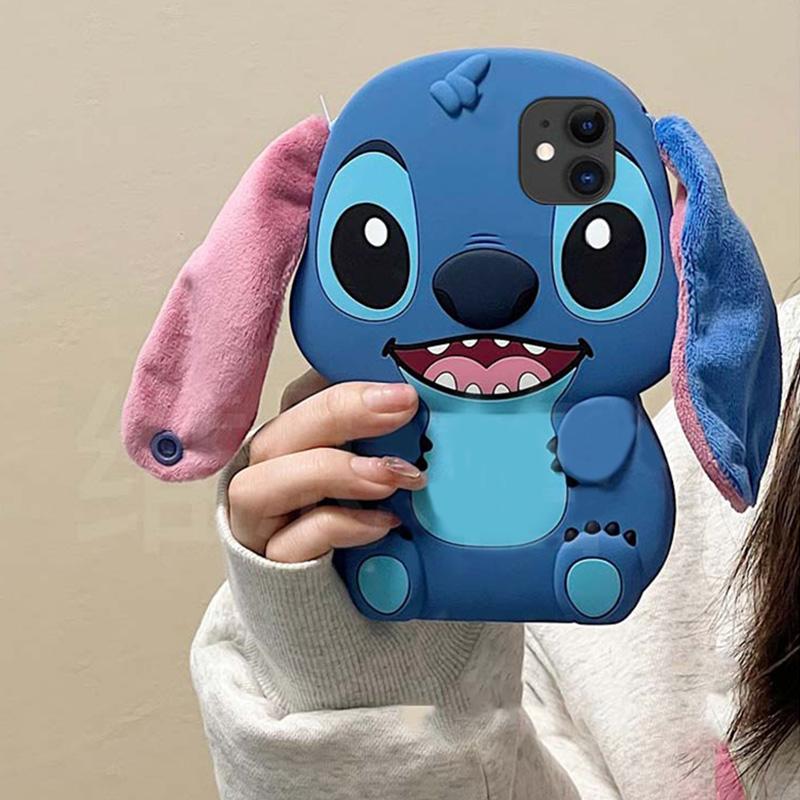 Stitch Ear 3D Cartoon Cute Case For Redmi Note 13 Pro Plus 12S - TikTok ...