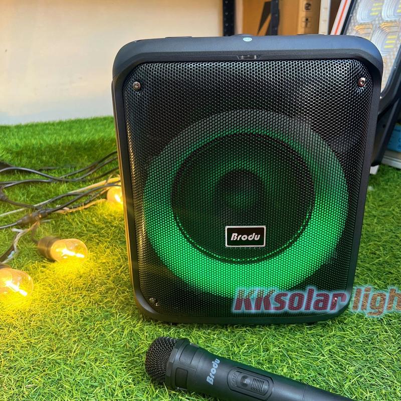 New Karaoke box Brodu 1739 Bluetooth speaker 8inches - TikTok Shop ...