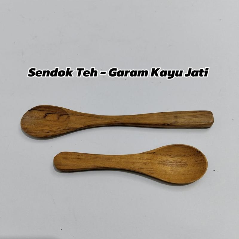 Sendok Teh Kayu Jati - Sendok Takar Serbaguna - Sendok Garam - Shop ...