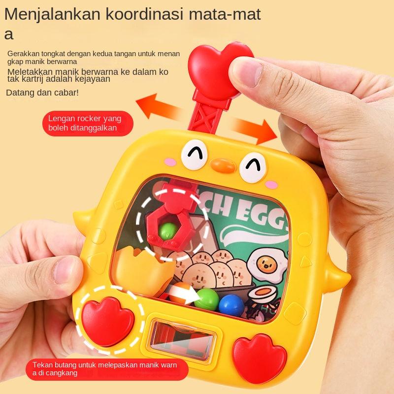 Mesin Kren Klip Mainan, untuk Kanak-kanak, Isi Rumah Kecil, Mesin ...