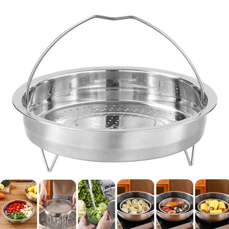 wallerab Durable Steamer Shelf Food Steamer Basket with Handle - TikTok ...
