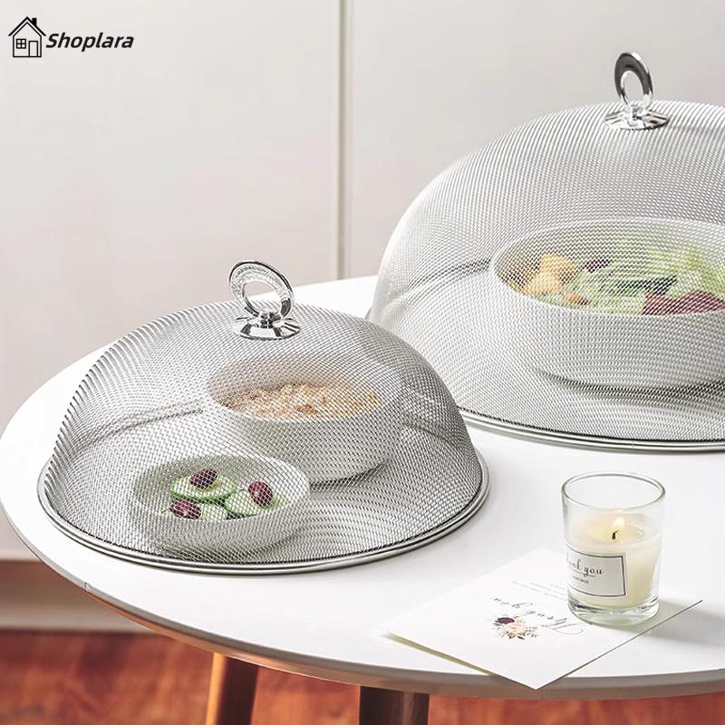 Stainless Steel Table Food Cover Anti-Fly & Mosquito Leftove - TikTok ...