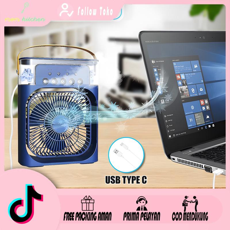 Kipas Pendingin Kipas AC Mini Air Coller Fan Mobil dan Kantor/RANDOM ...
