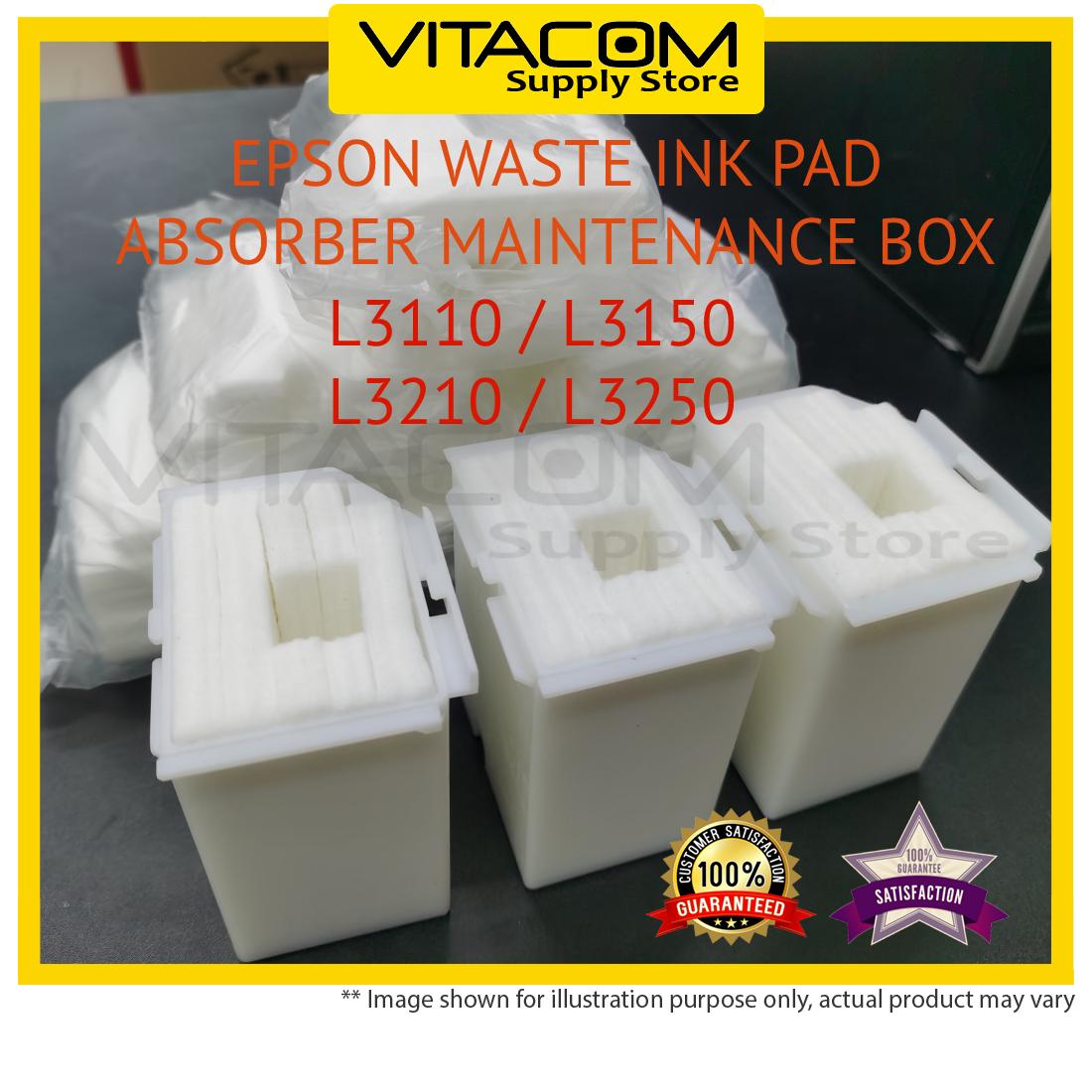 EPSON L3110 L3210 L3150 L3250 L5190 L5290 Waste Ink Pad Maintenance box ...