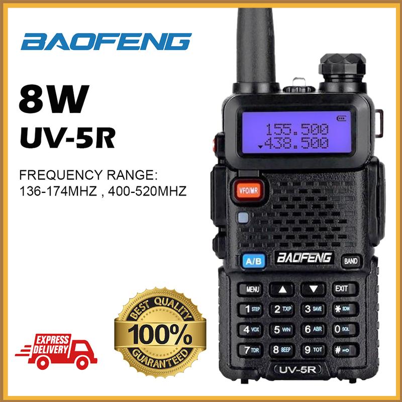 Baofeng UV-5R Professional Walkie Talkie 5W UHFVHF Portable UV5R ...