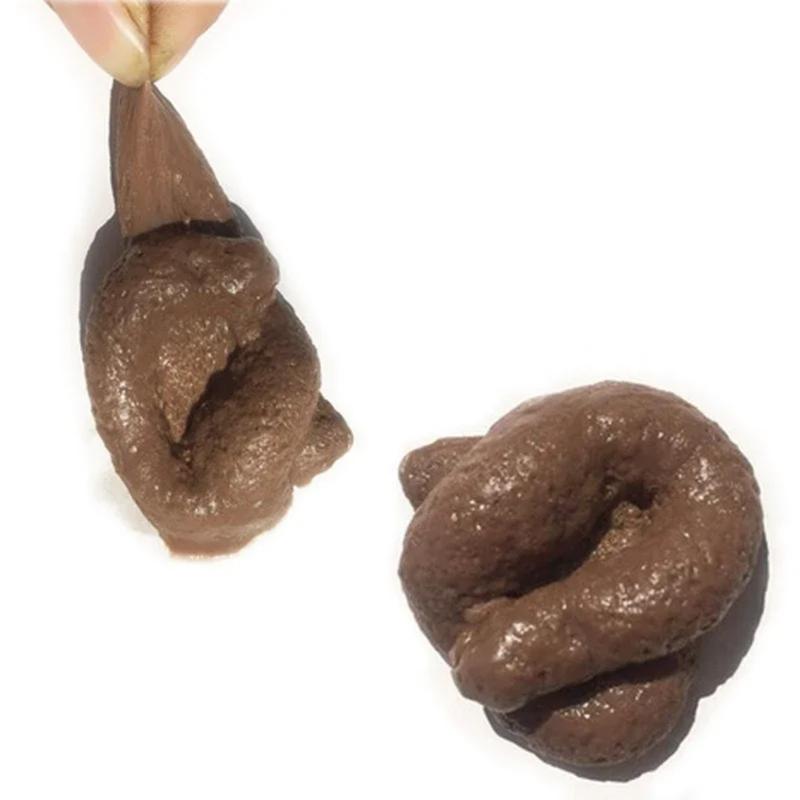 Realistic Shit Gift Funny Toy Fake Poop Piece of Shit Prank Antistress ...