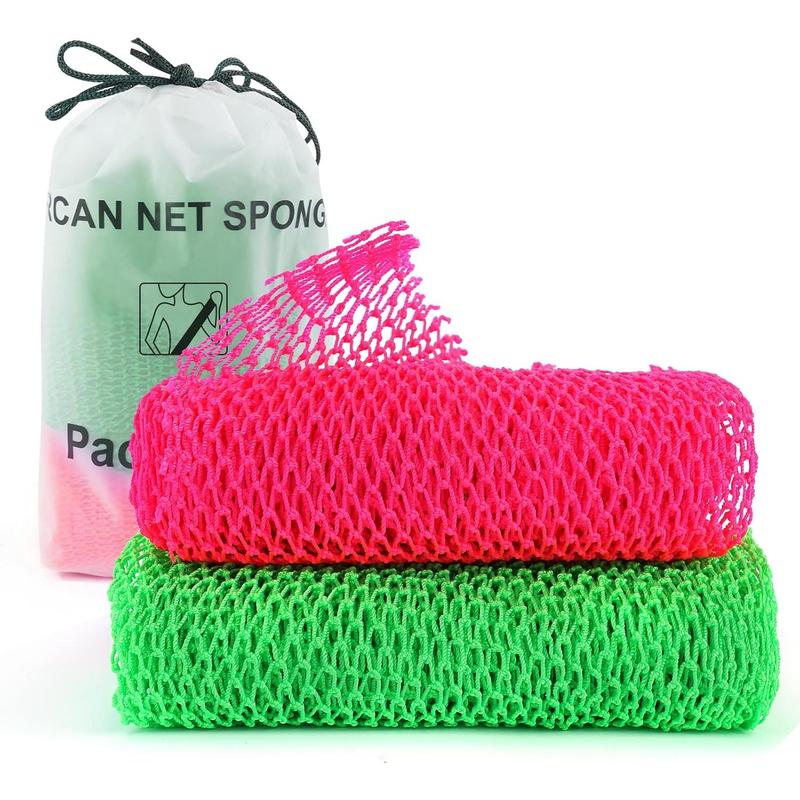 2 pieces african net sponge authentic real african exfoliating - TikTok ...