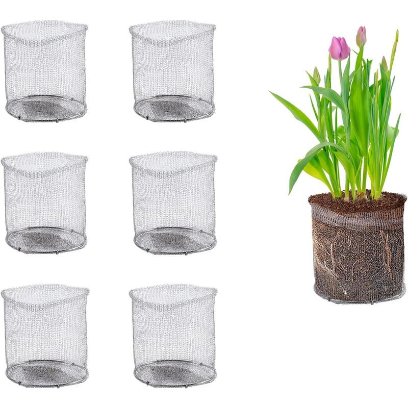 6 Pack 1 Gallon Root Stainless Steel Guard Baskets for , Heavy - TikTok ...
