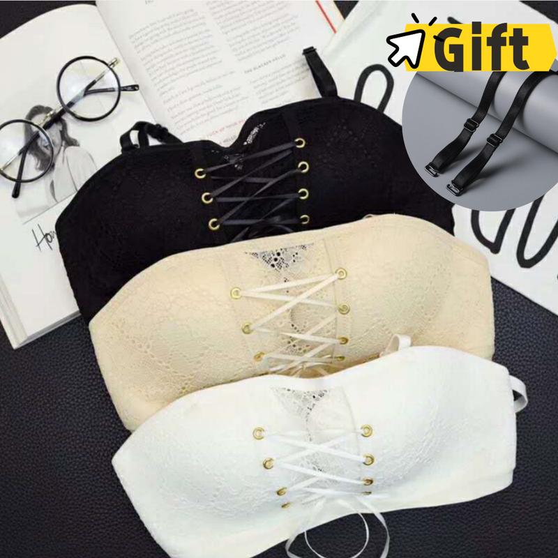 Bra Halimunan, Tanpa Tali, Pembalut, Dada Kecil Berkumpul, Bralette ...