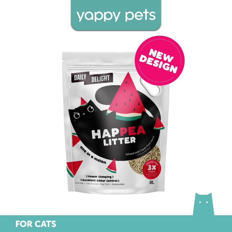 Daily Delight HAPPEA Cat Litter 8L | Pea Litter, Dust Free Litter ...