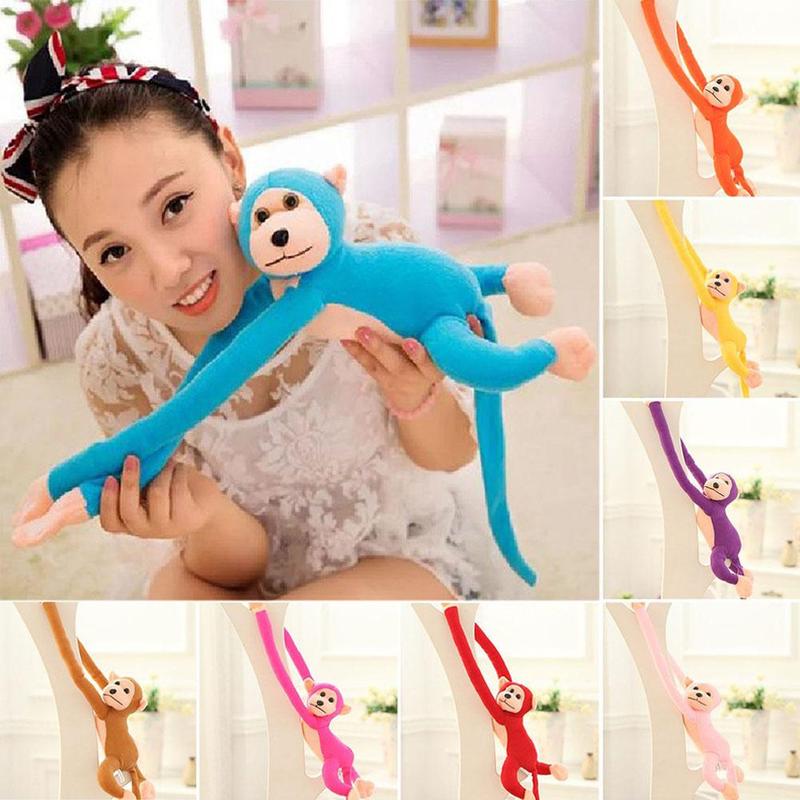 Colorful Long Arm Monkey Hanging Soft Plush Doll Stuffed Sof - TikTok ...