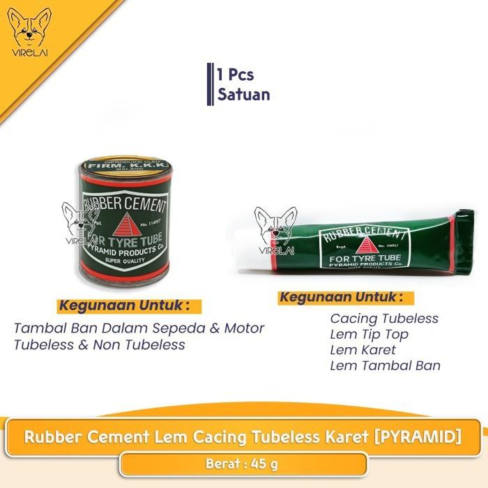 [ODOL 40 g / KALENG 90 g] Rubber Cement Lem Cacing Tubeless Karet ...
